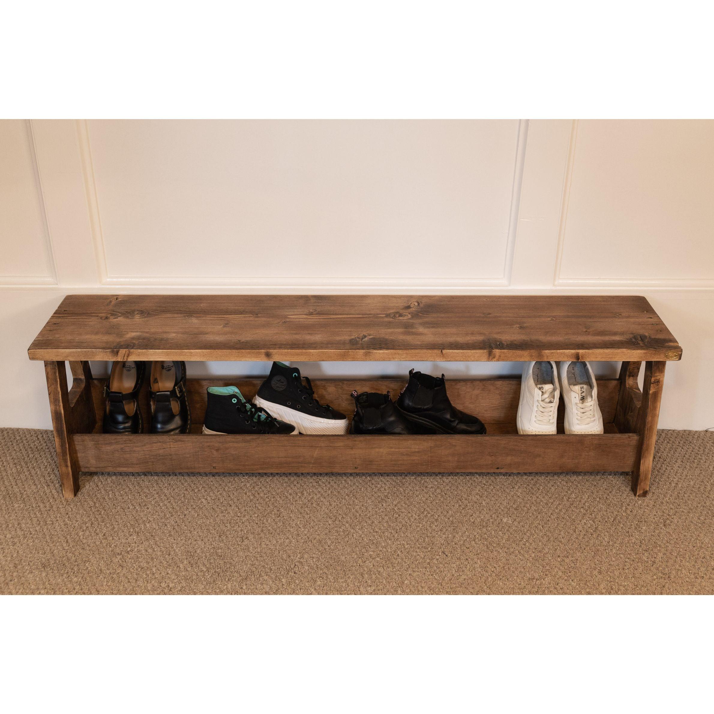 Reclaimed Wood Storage Bench | Organize in Style | Free Shipping ...