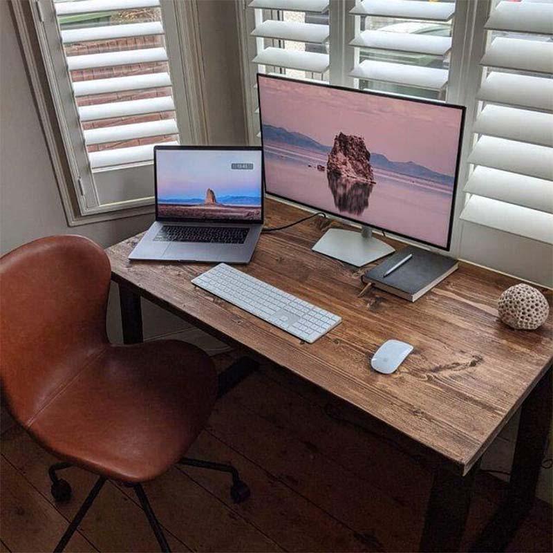 Reclaimed Wood Office Desk | Functional Workspace | Free Shipping ...